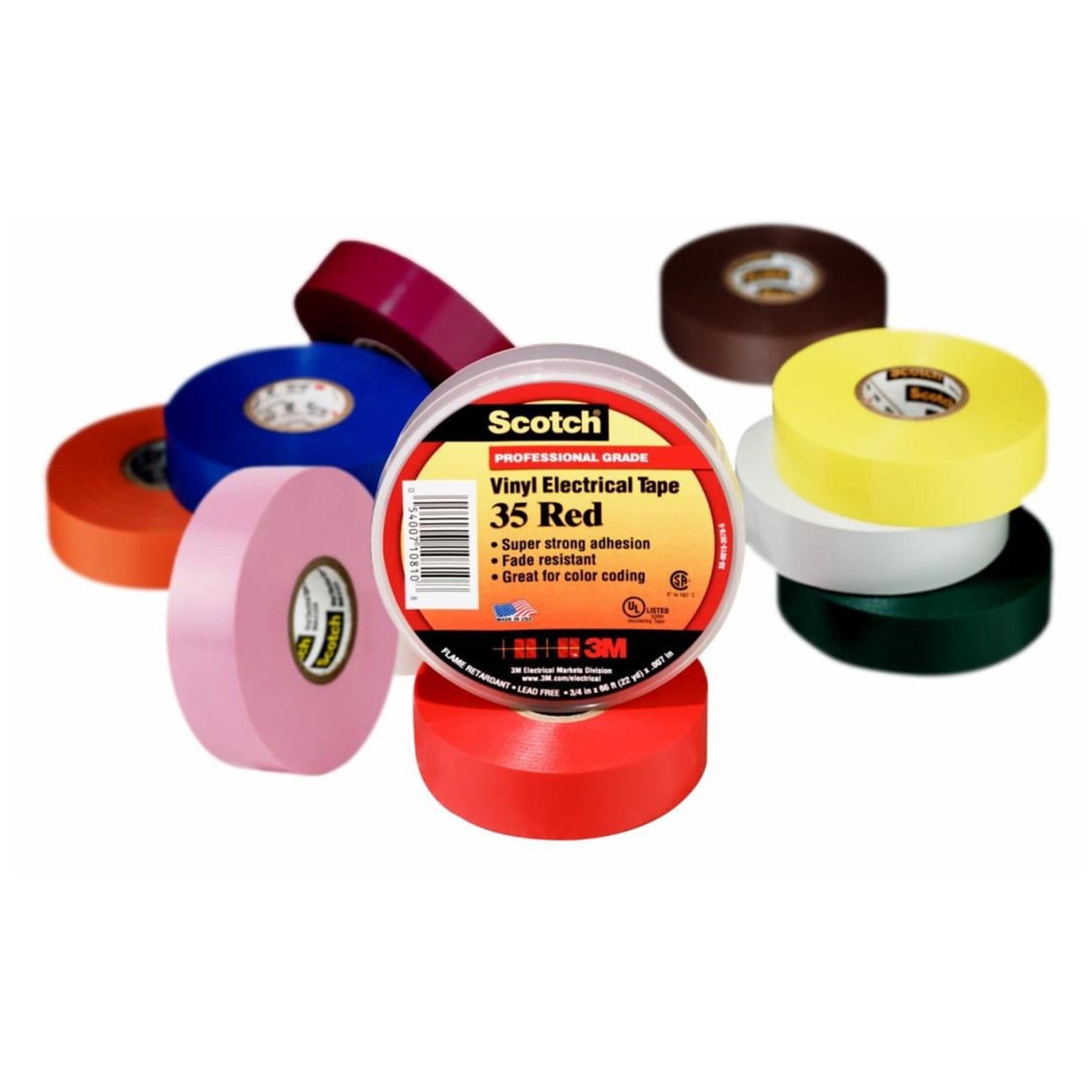 CINTAS ELÉCTRICAS DE VINIL SCOTCH® 35, PARA CODIFICACIÓN POR COLOR ...